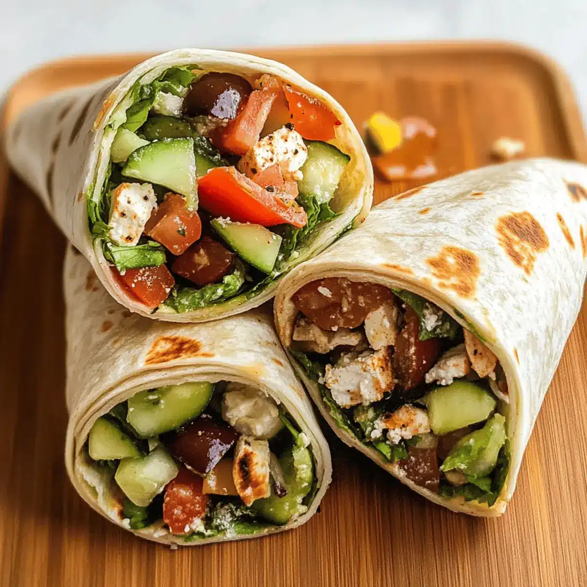 Irresistible Easy Greek Veggie Wraps with Delicious Goodness