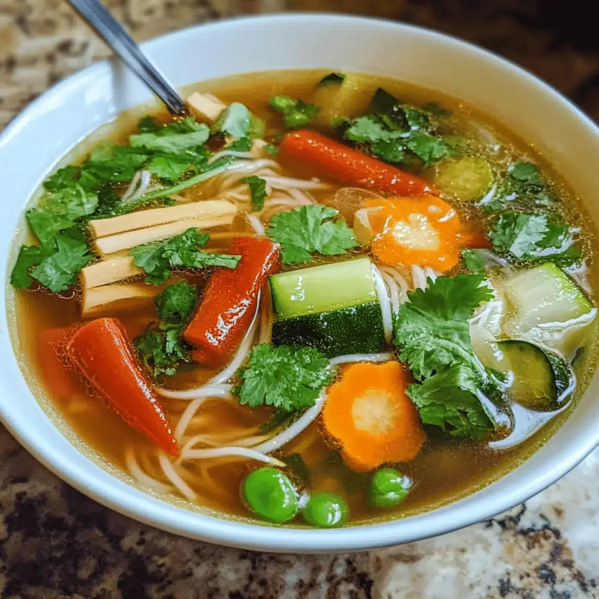 Easy Vegetable Pho Recipe: Irresistible Comforting Creamy Broth