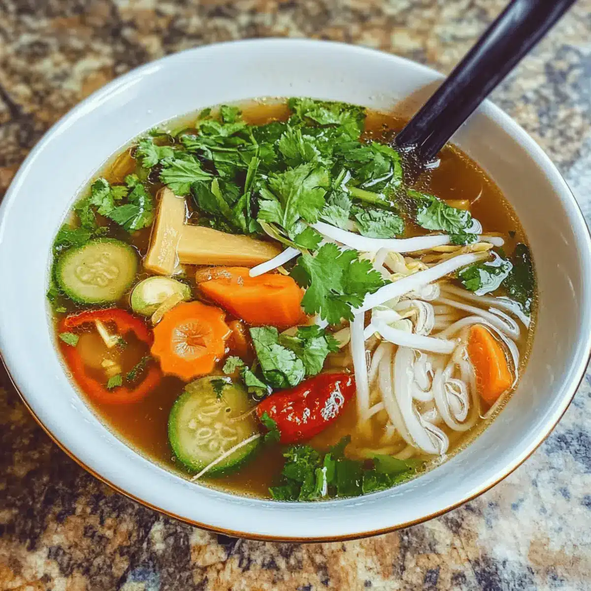 Easy Vegetable Pho Recipe: Irresistible Comforting Creamy Broth