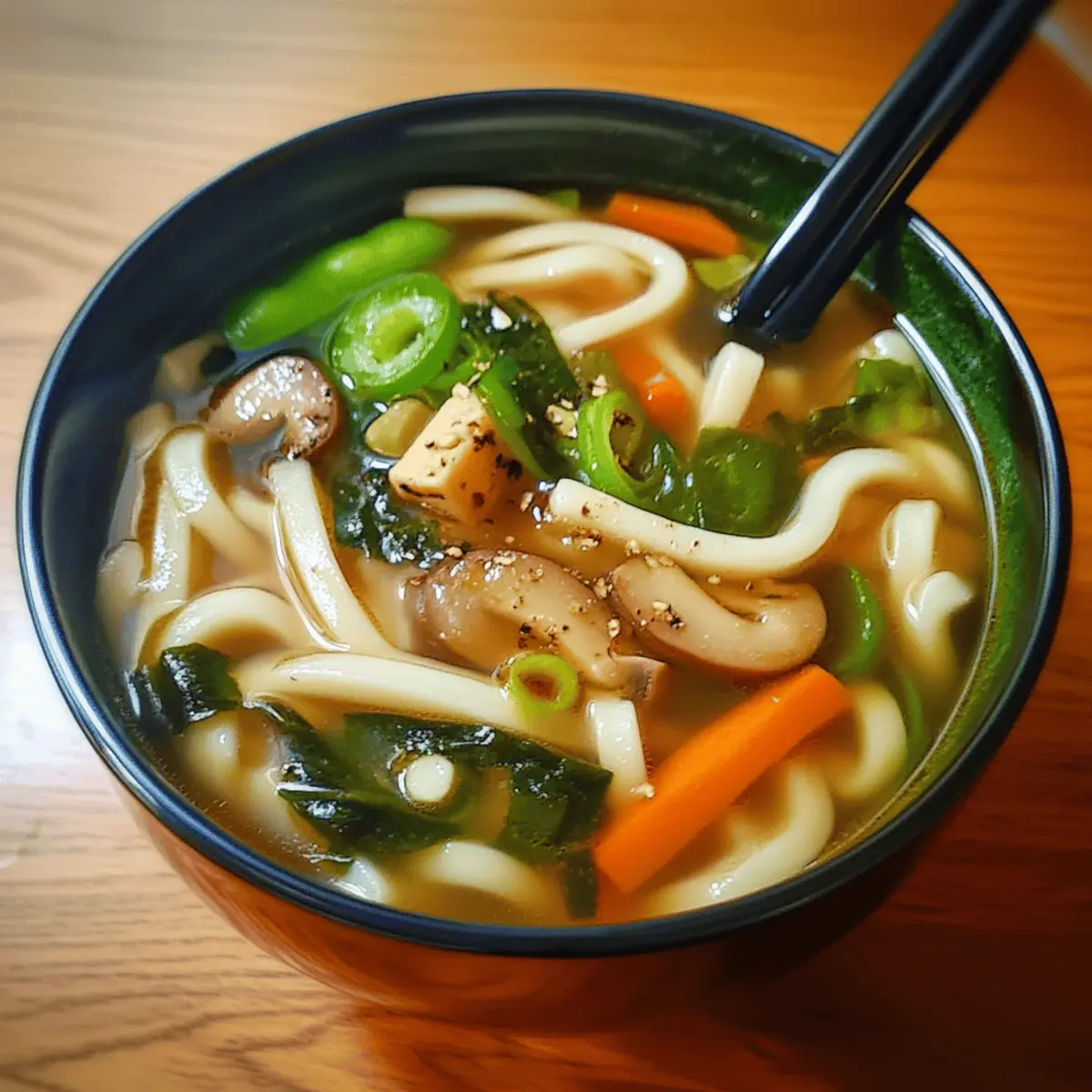 Easy Vegetable Udon Soup – Comforting Savory Bowl in 30 Minutes