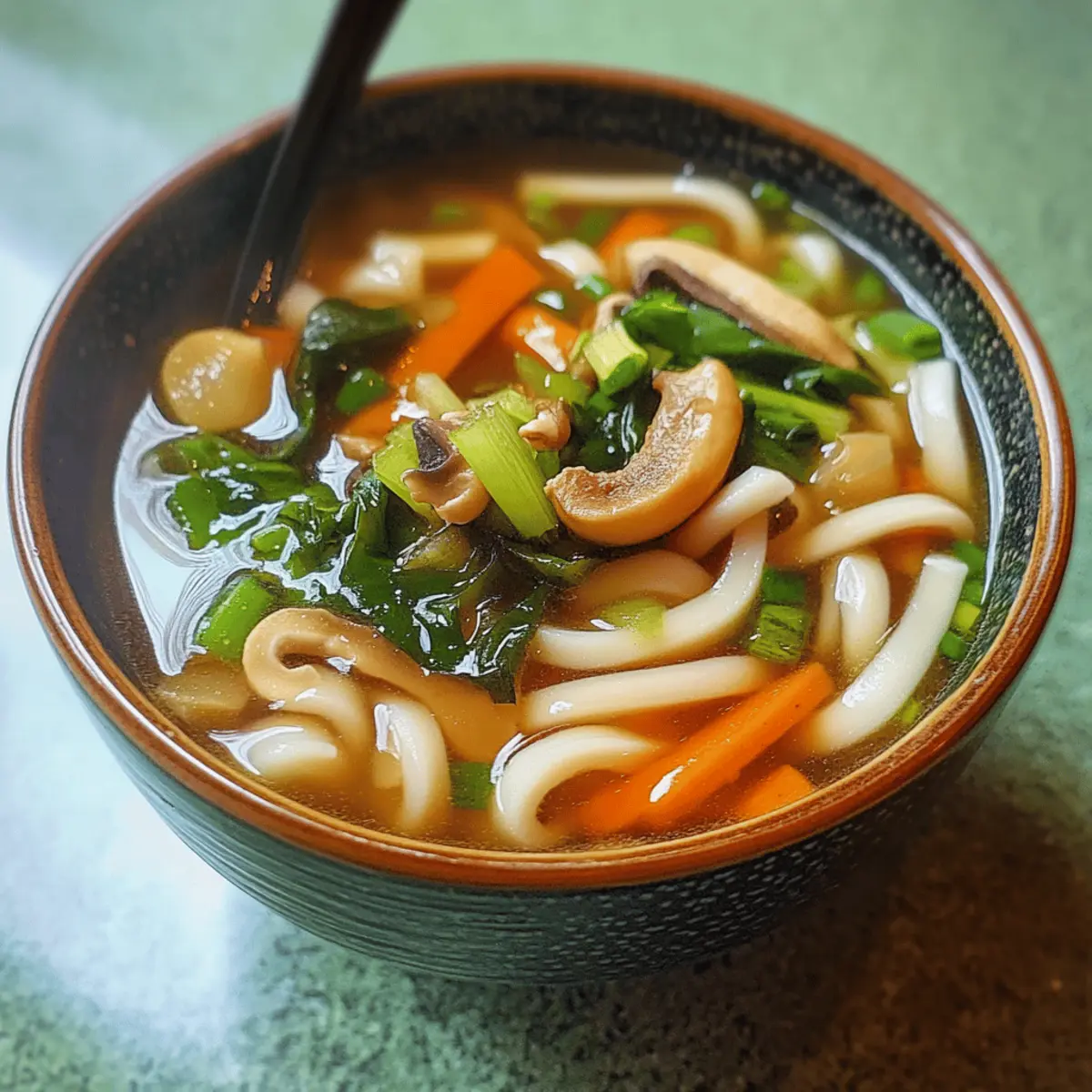 Easy Vegetable Udon Soup – Comforting Savory Bowl in 30 Minutes