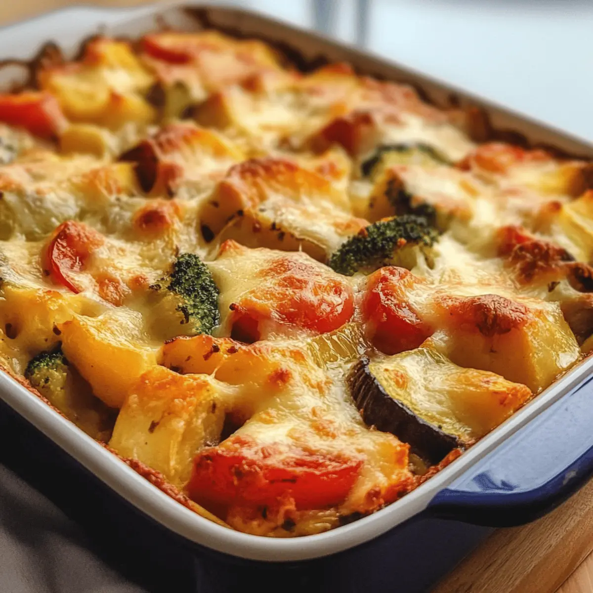 Ultimate Comforting Cheesy Vegetable Bake with Creamy Veggies