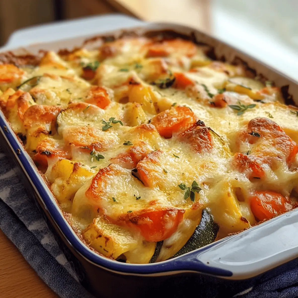 Ultimate Comforting Cheesy Vegetable Bake with Creamy Veggies