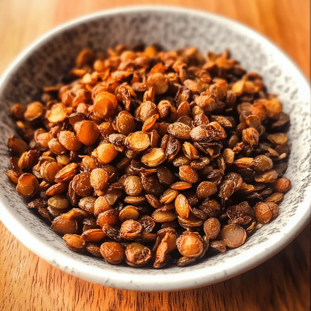 Irresistible Delicious Crispy Roasted Lentils: Easy Golden Crunch