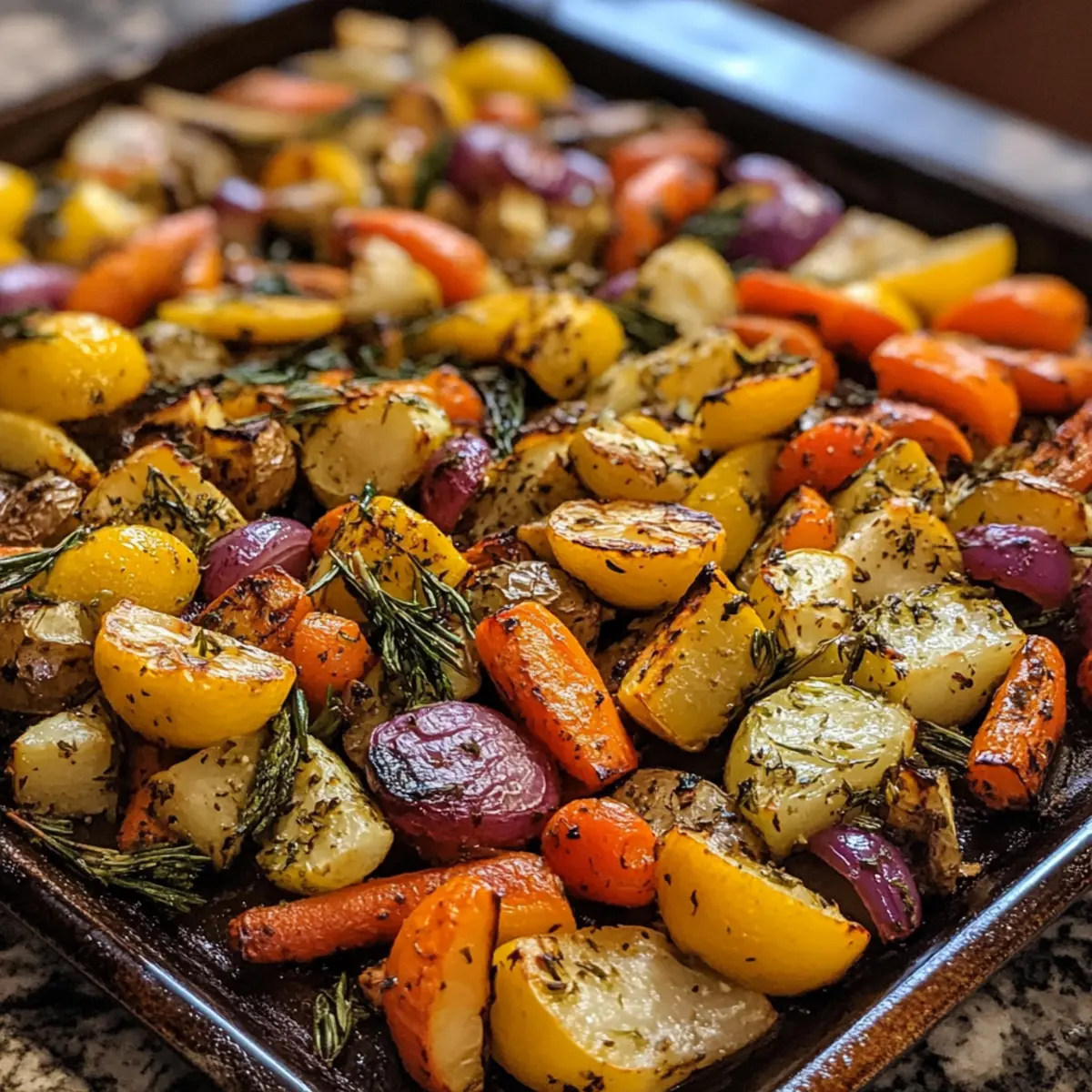 Easy Sheet Pan Lemon Herb Vegetables: Irresistible Juicy Medley