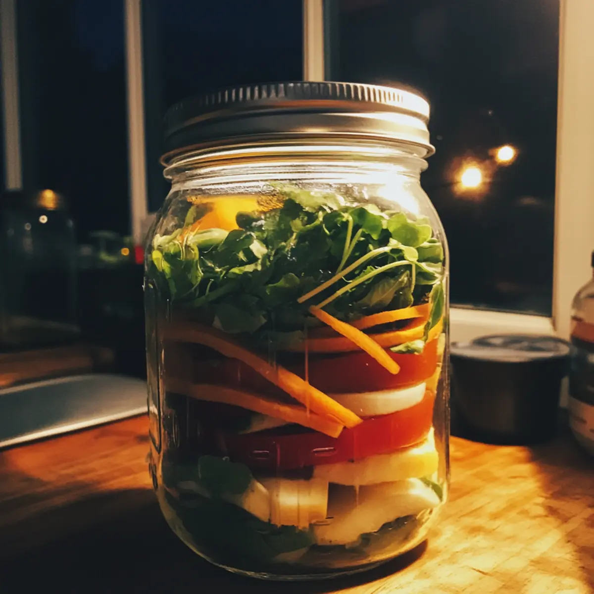 Ultimate Mason Jar Overnight Salad Hack for Fresh, Crunchy Meals