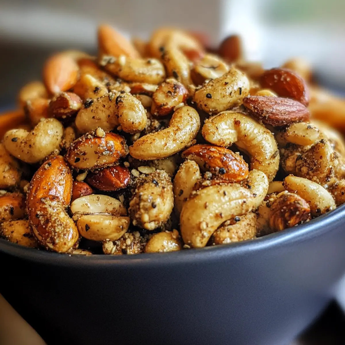 Easy Delicious Seasoned Nut Snack Hack to Upgrade Your Munchies